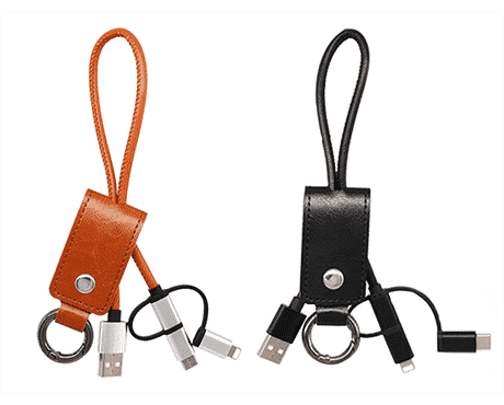 Executive Charging Keychain cable - Brown – Sourcing Magic